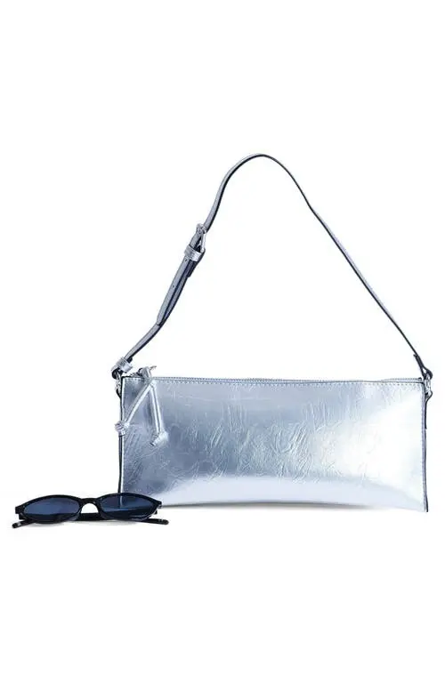 Topshop Simone Metallic Shoulder Bag