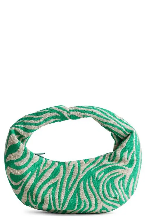Topshop Medium Giane Top Handle Bag - Green