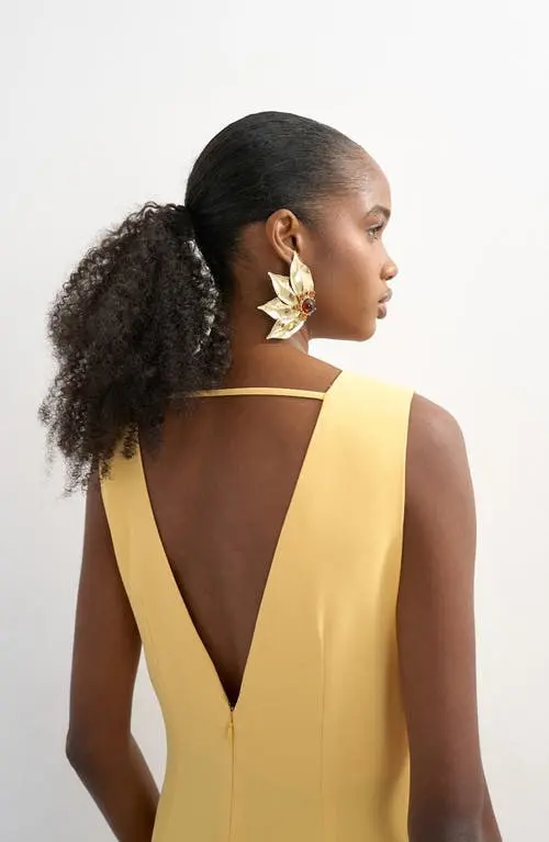 Topshop V-neck Maxi Dress