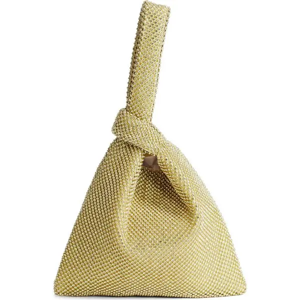 Topshop Gwyn Embellished Bag - Gold