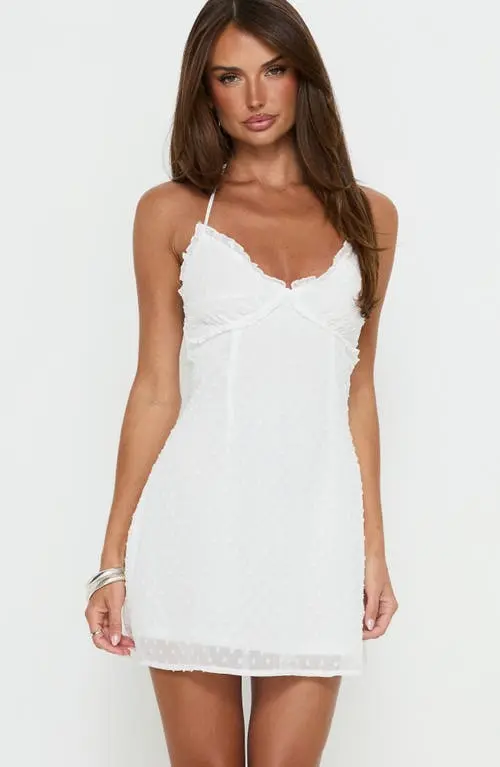 Princess Polly Angel Antics Halter Minidress