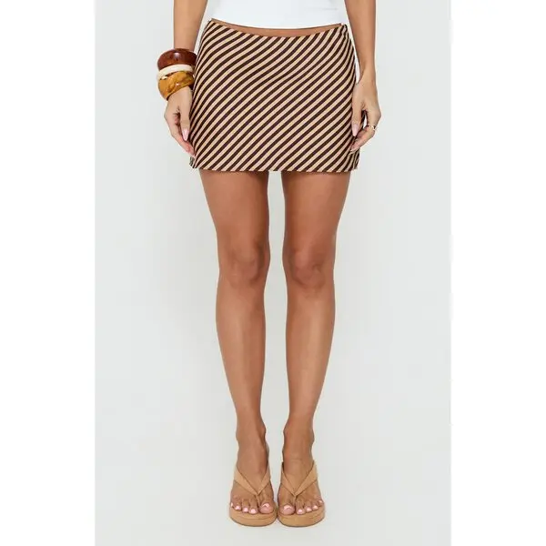 Princess Polly Eliena Stripe Miniskirt