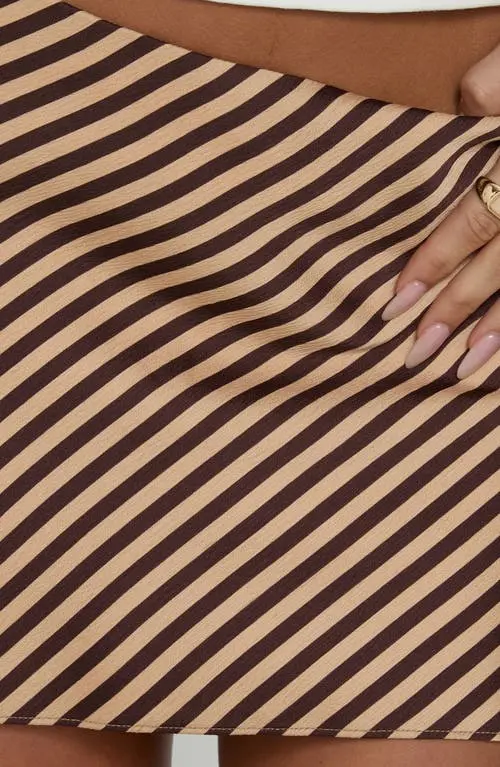 Princess Polly Eliena Stripe Miniskirt