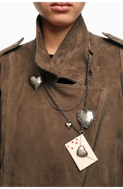 Bimba Y Lola Aged Love Letter Necklace