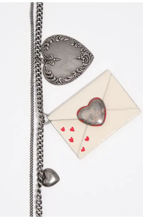 Bimba Y Lola Aged Love Letter Necklace