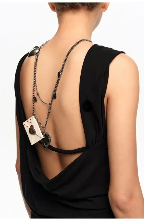 Bimba Y Lola Aged Love Letter Necklace