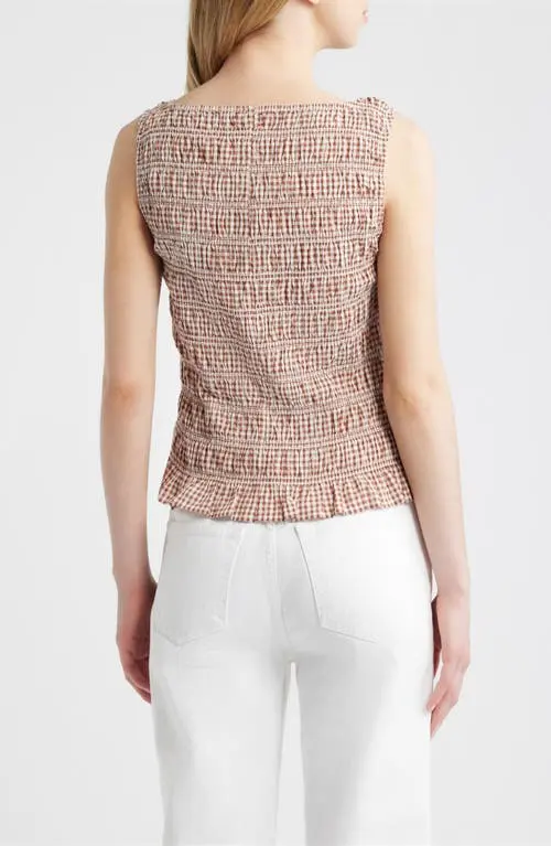 Hill House Home The Phoebe Cotton Gingham Nap Top