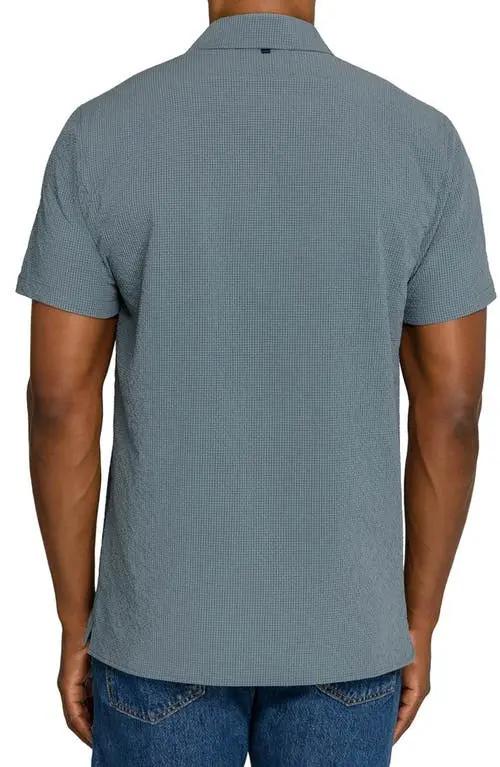 W.R.K Crinkle Short Sleeve Button-up Camp Shirt