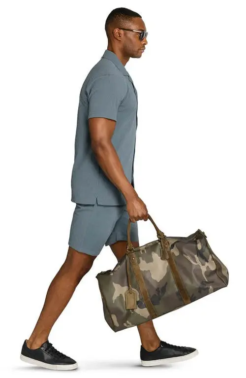 W.R.K Slim Fit Seersucker Drawstring Shorts