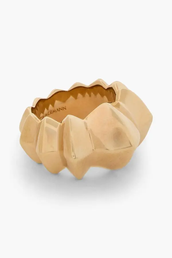 Zimmermann Tone Metal Statement Ring - Gold