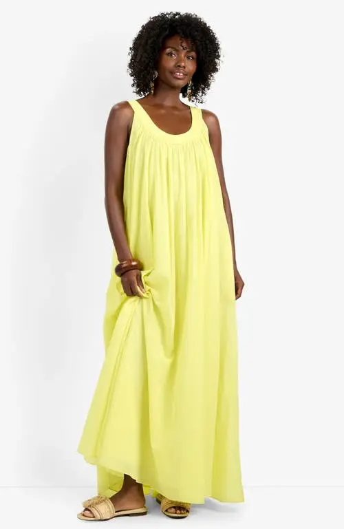 Trina Turk Sleeveless Maxi Cotton Dress