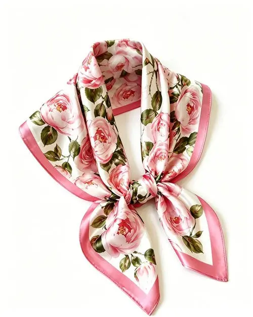 SILKSILKY Pure Silk Floral Scarf - Multi