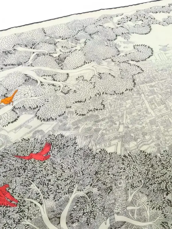 Hermès 2010s Retour A La Nature Scarf