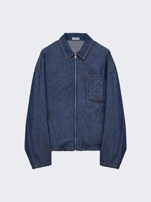 Loewe Zip-up Jacket Denim