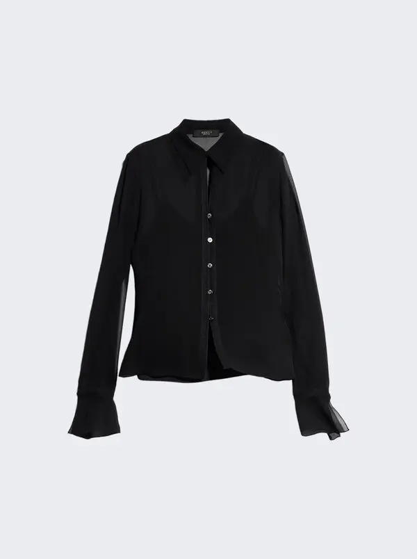 Gucci Light Silk Georgette Shirt