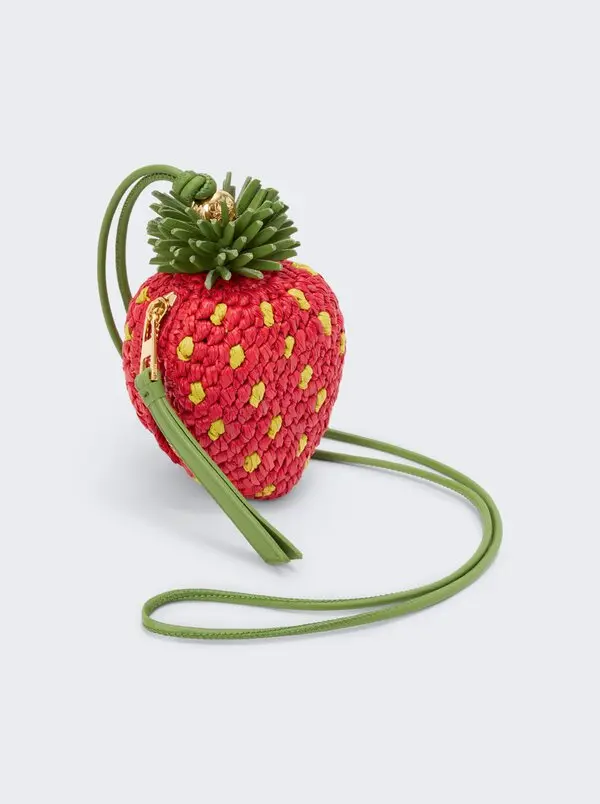 Loewe Paula's Ibiza Strawberry Coin Purse - Red