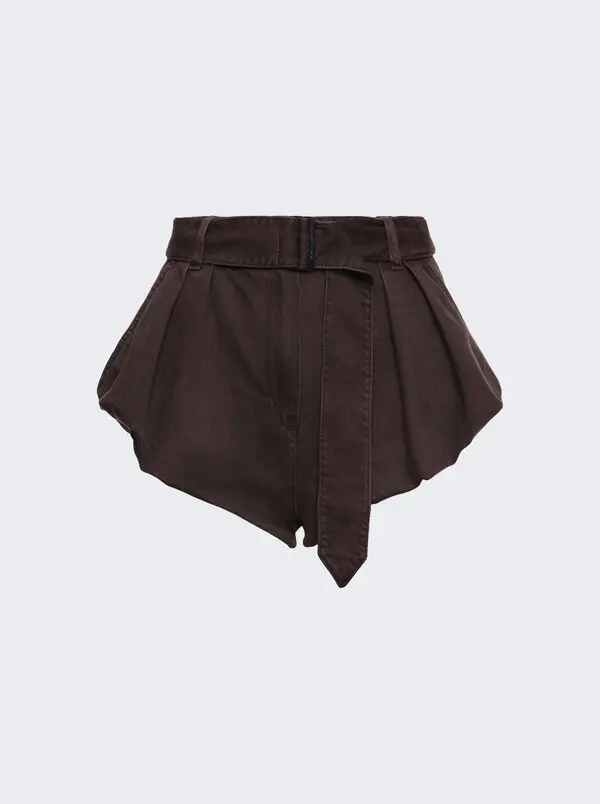 Magda Butrym Flare Denim Shorts