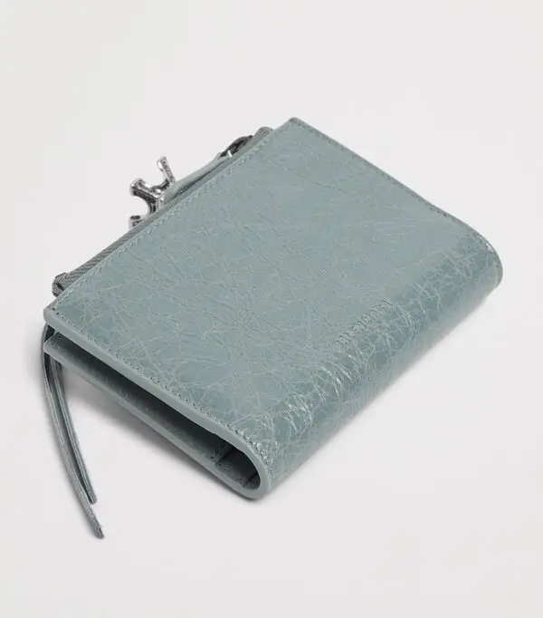 Balenciaga Crinkled Lambskin Le City Bifold Wallet