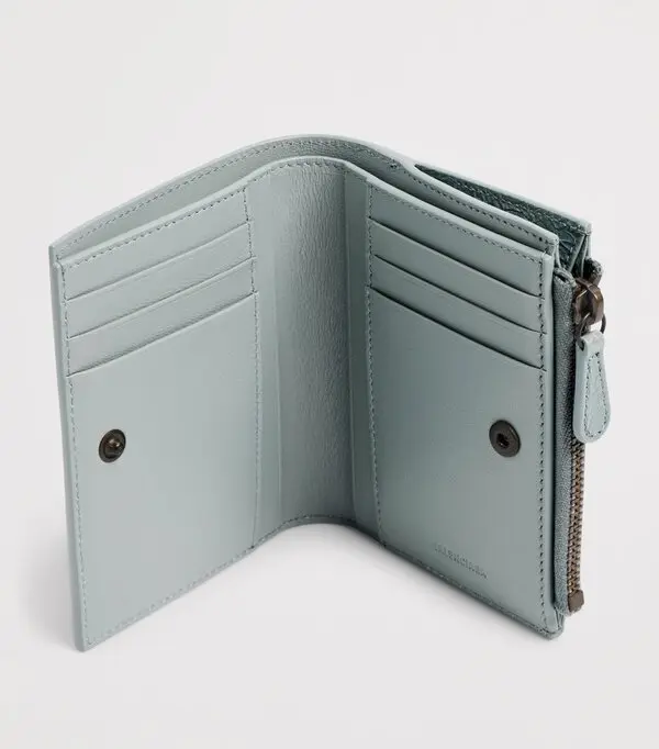 Balenciaga Crinkled Lambskin Le City Bifold Wallet