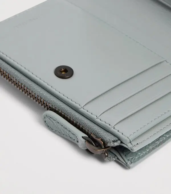 Balenciaga Crinkled Lambskin Le City Bifold Wallet