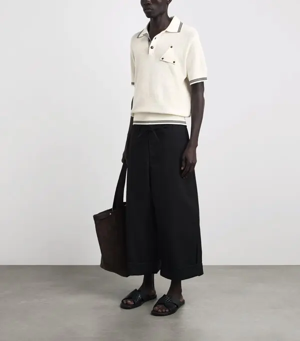 Jacquemus Silk-cotton Sailboat Polo Shirt