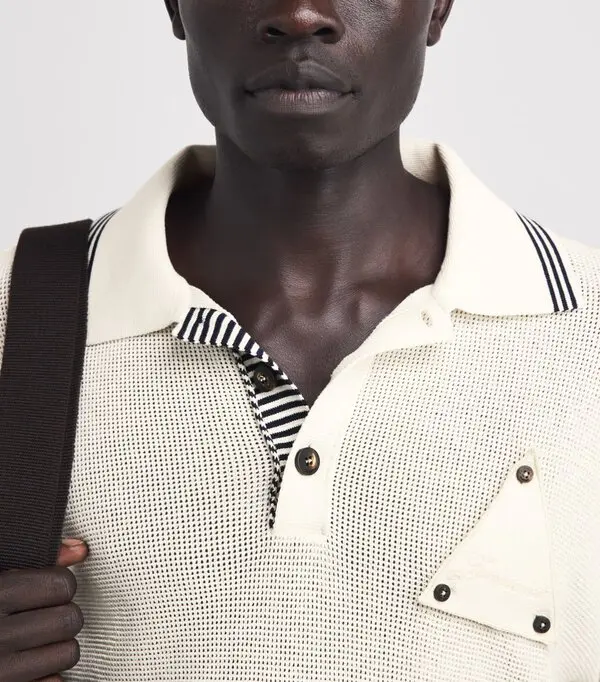 Jacquemus Silk-cotton Sailboat Polo Shirt