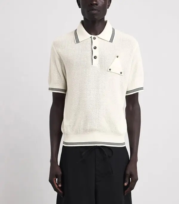 Jacquemus Silk-cotton Sailboat Polo Shirt