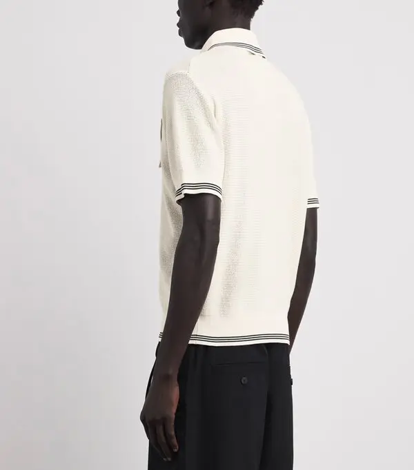 Jacquemus Silk-cotton Sailboat Polo Shirt