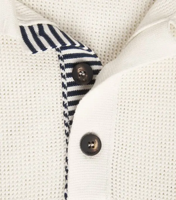 Jacquemus Silk-cotton Sailboat Polo Shirt
