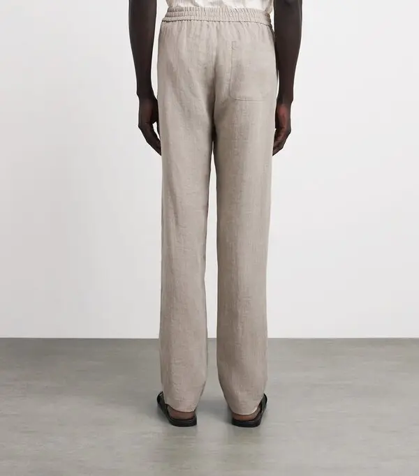Sunspel Linen Drawstring Trousers
