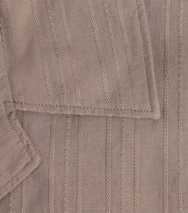 Sunspel Cotton Textured Stripe Shirt