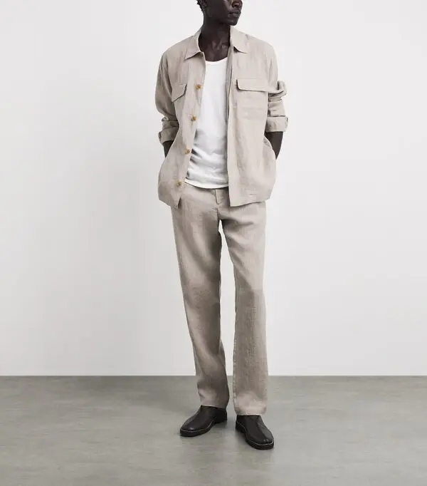 Sunspel Linen Overshirt