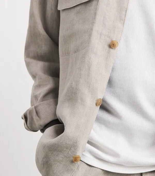 Sunspel Linen Overshirt