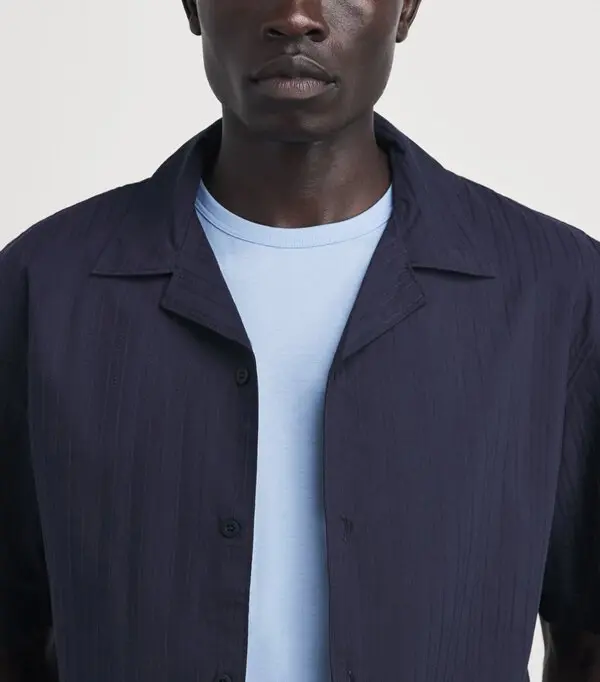 Sunspel Supima Cotton Classic T-shirt - Blue