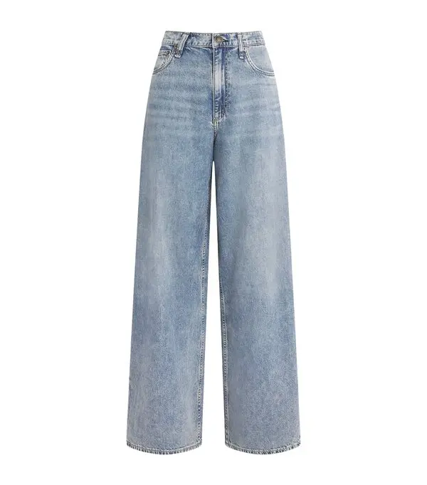 Rag & Bone Featherweight Sofie High-rise Wide-leg Jeans