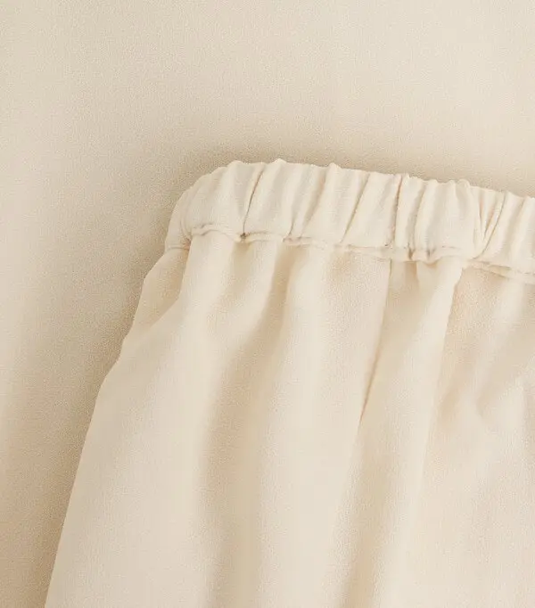 Stylein Lace-trim Monteroni Wide-leg Trousers