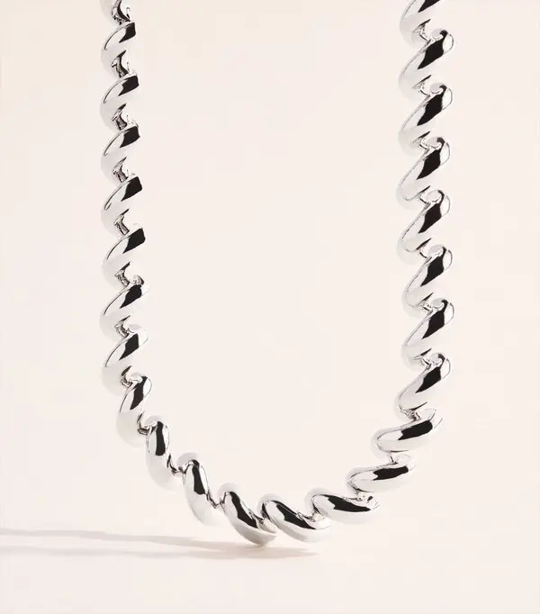 Eddie Borgo Plated Torsade Chain Necklace
