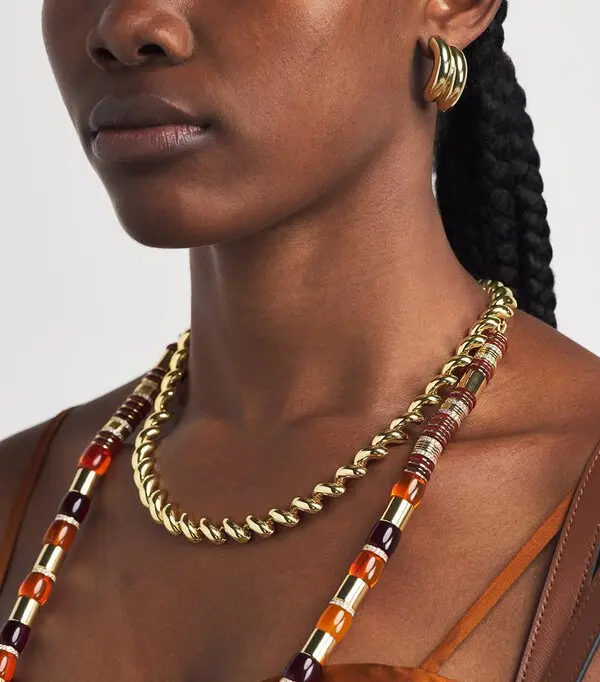 Eddie Borgo Plated Torsade Chain Necklace