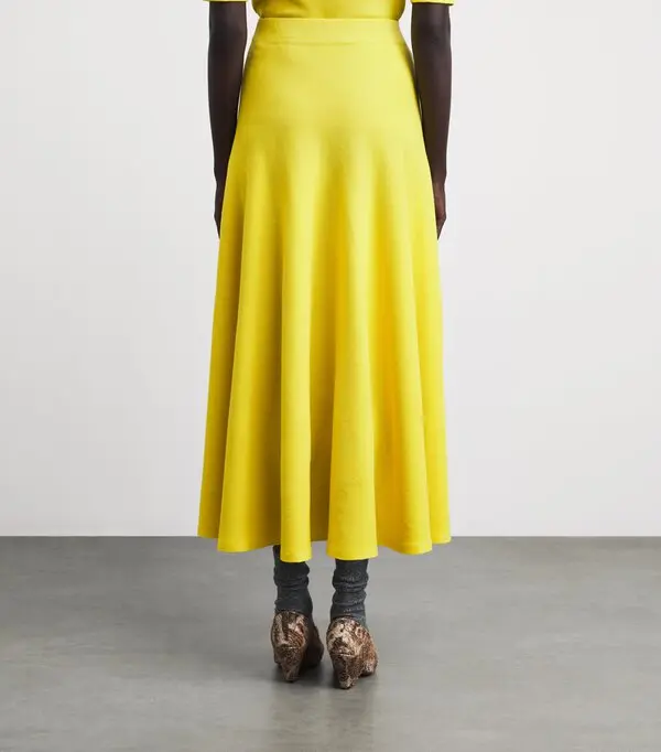 Gabriela Hearst Wool Cairan Maxi Skirt