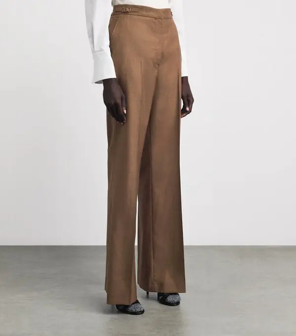 Gabriela Hearst Cotton Vesta Straight Trousers