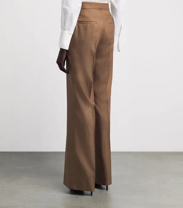 Gabriela Hearst Cotton Vesta Straight Trousers