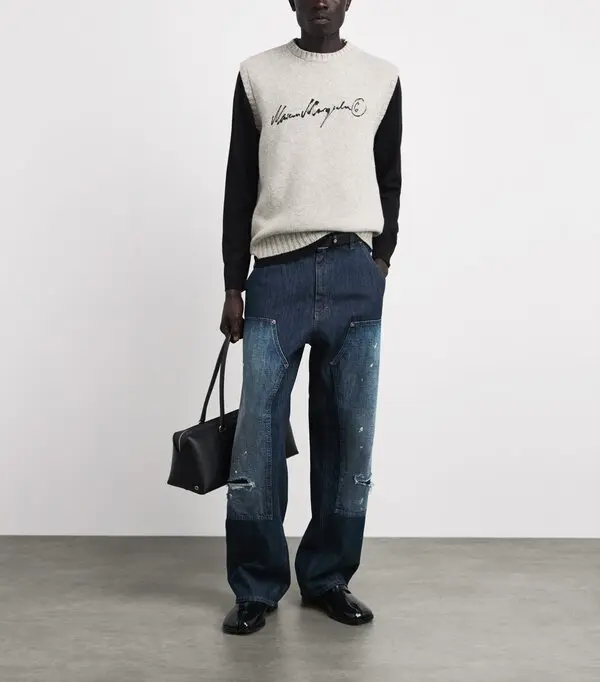 MAISON MARGIELA Distressed Straight Jeans