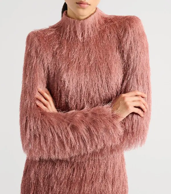 Balmain Fringe Mini Dress