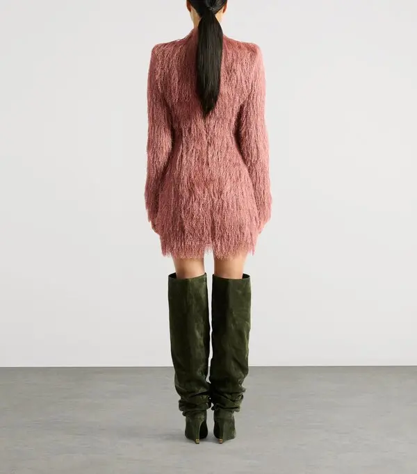 Balmain Fringe Mini Dress
