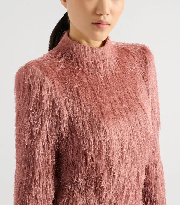 Balmain Fringe Mini Dress
