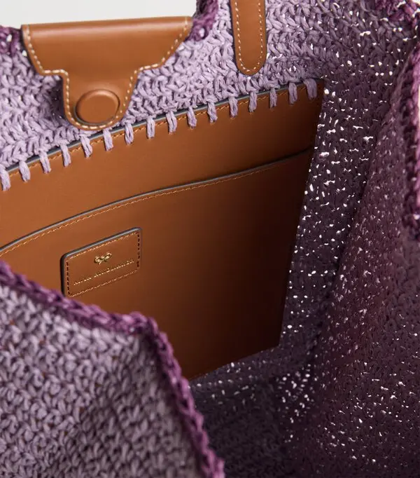 ANYA HINDMARCH Paper Woven Wink Tote Bag