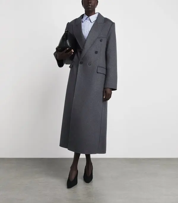 Victoria Beckham Wool-cashmere Double-faced Overcoat