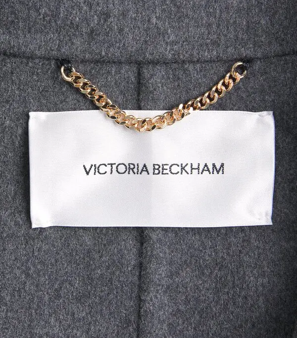 Victoria Beckham Wool-cashmere Double-faced Overcoat