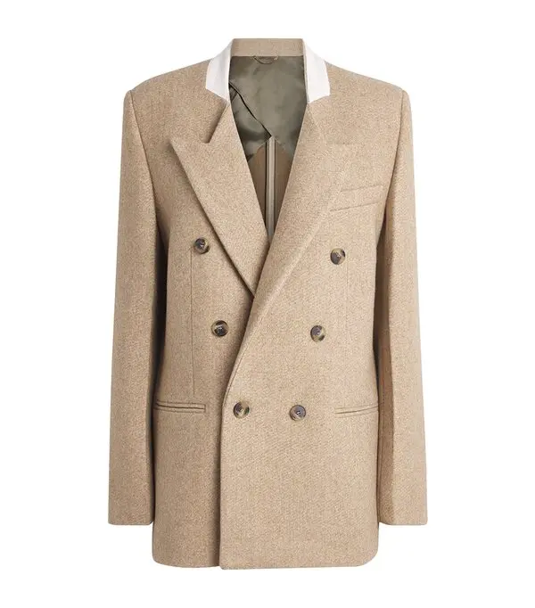 Victoria Beckham Wool-blend Double-breasted Jacket