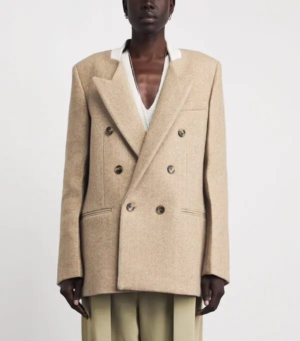 Victoria Beckham Wool-blend Double-breasted Jacket